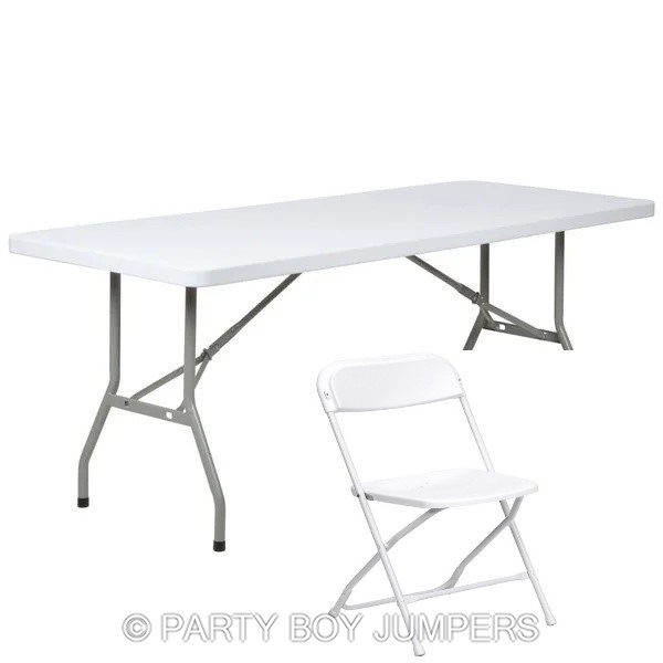 Chairs & Tables - Party Rentals-Jumpers w/Slide, Water Slides ...